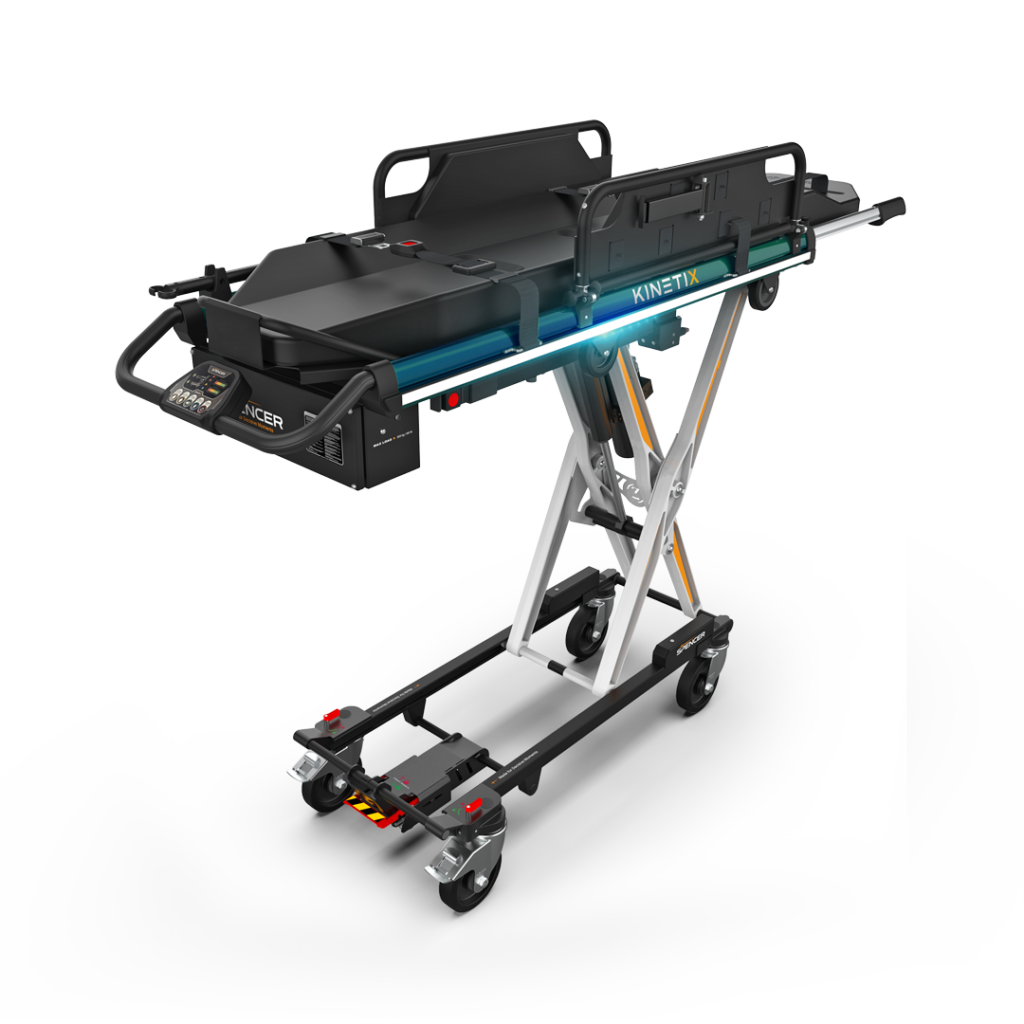 Kinetix | Powered Stretcher | Lifting Patients with 1 Button | Spencer