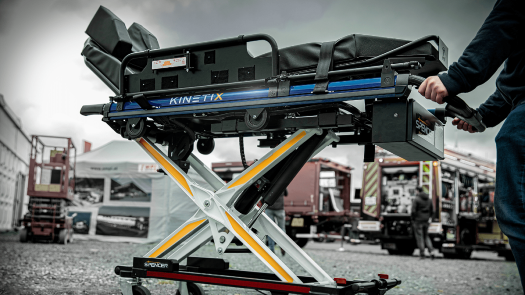 Kinetix | Powered Stretcher | Lifting Patients with 1 Button | Spencer